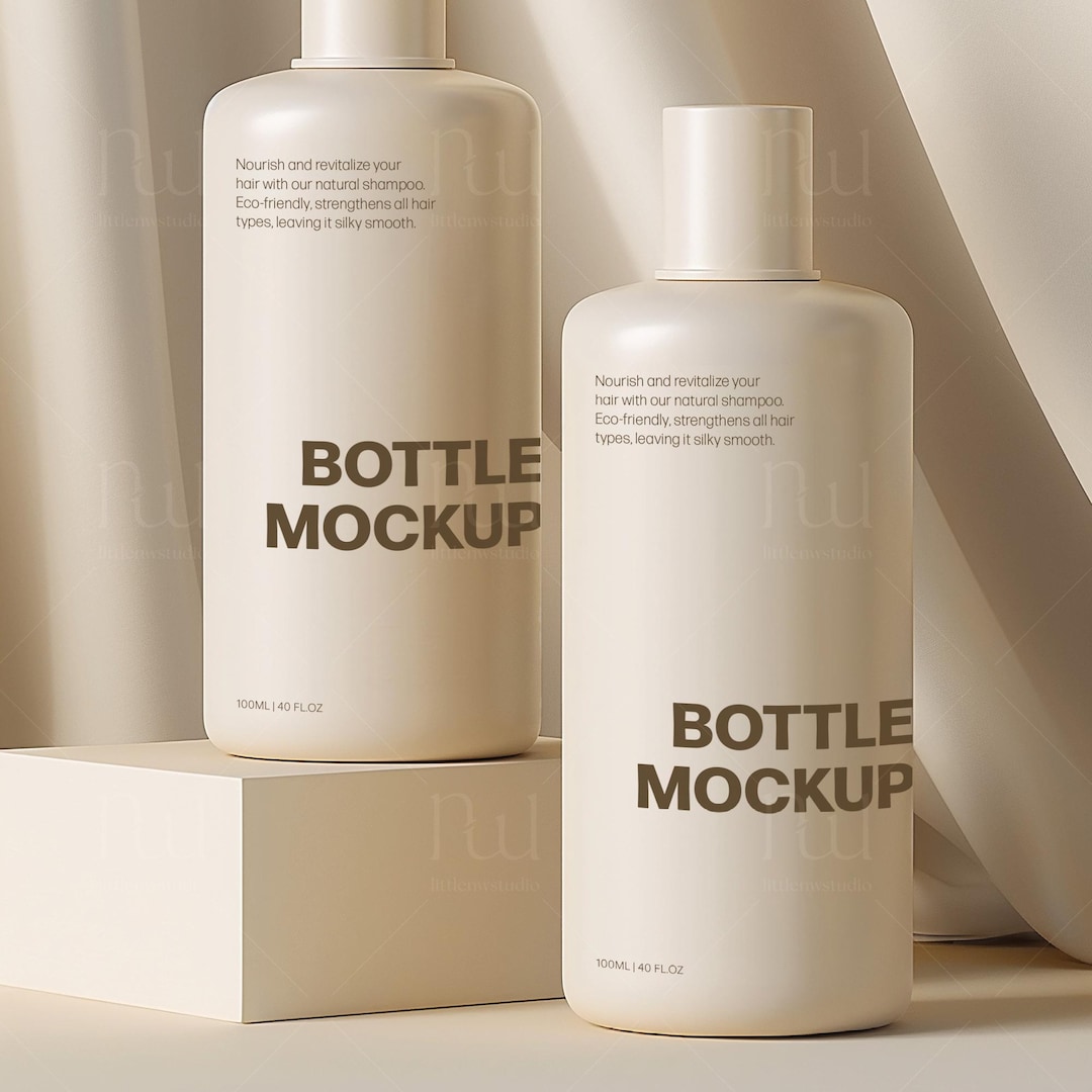 Shampoo Bottles Mockup Skincare Product Mockup Packaging Mockup ...