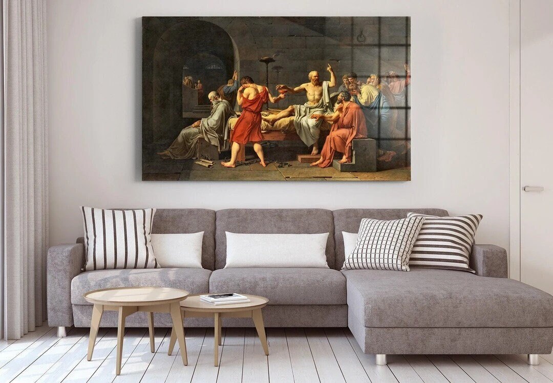 Tempered Glass Ancient Greek Philosopher Wall Art, Thinkers Decor - Etsy