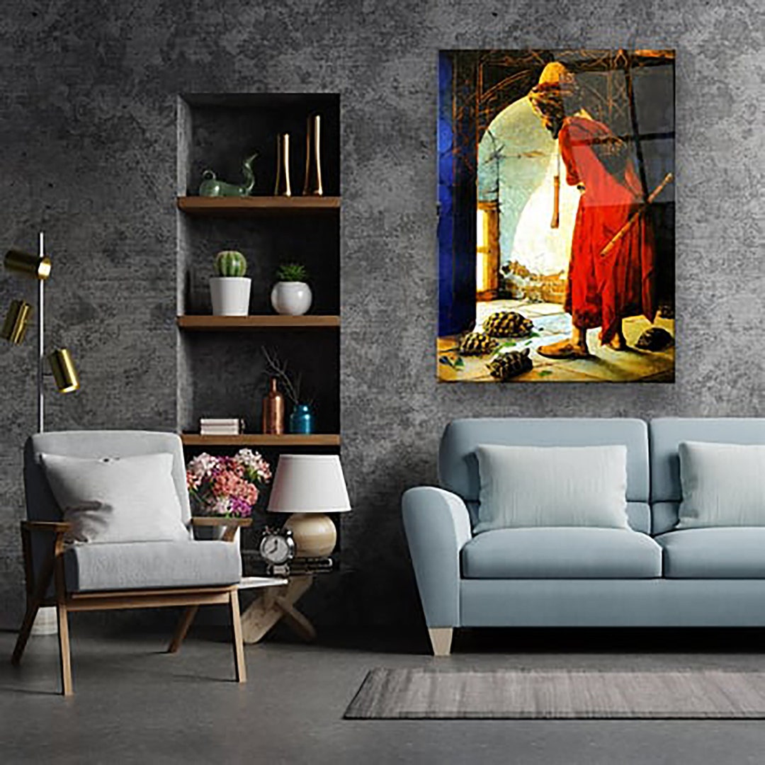 Osman Hamdi Bey the Tortoise Trainer Wall Art Home Decor Print on ...