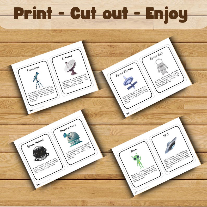 Outer Space Fact Cards, Solar System Fact Cards, Planet Flashcards ...