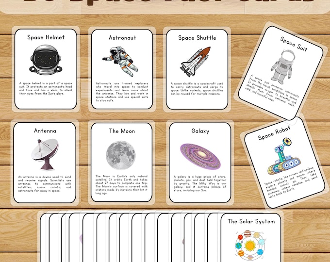 Solar System Fact Cards, Planets Printable, Homeschool Solar System ...
