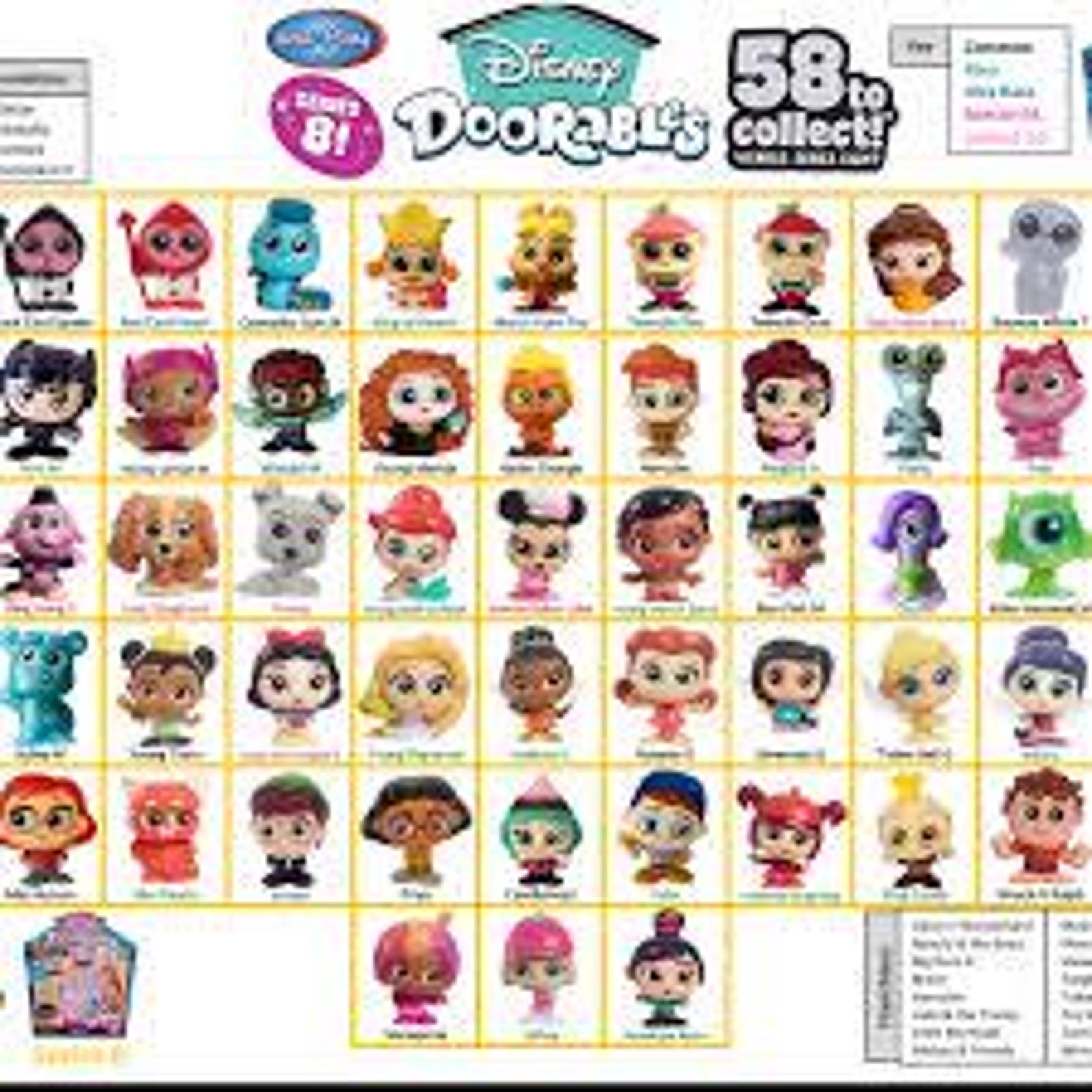 Series 8 Disney Doorable Collectors Items - Etsy