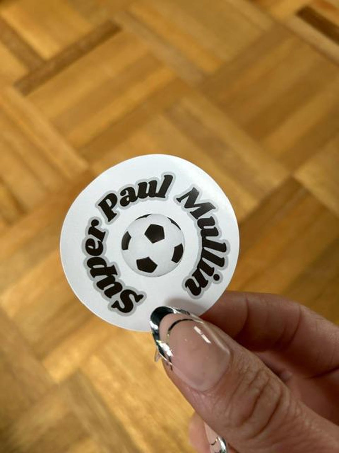 Super Paul Mullin Circular Sticker for Laptop Notebook Wrexham AFC ...