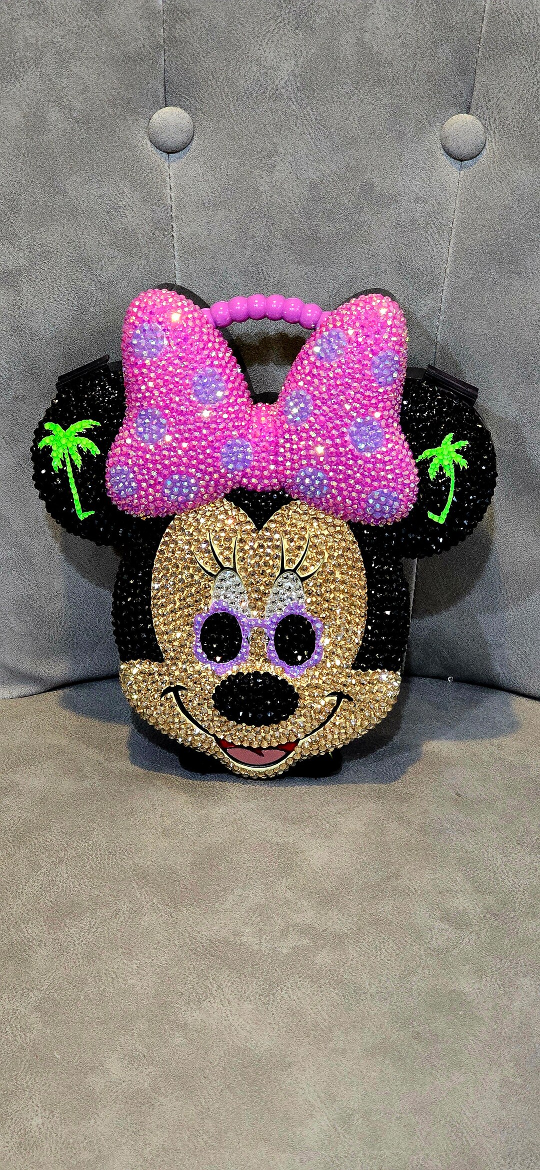 Bedazzled Summertime Minnie Mouse Crossbody Purse - Etsy
