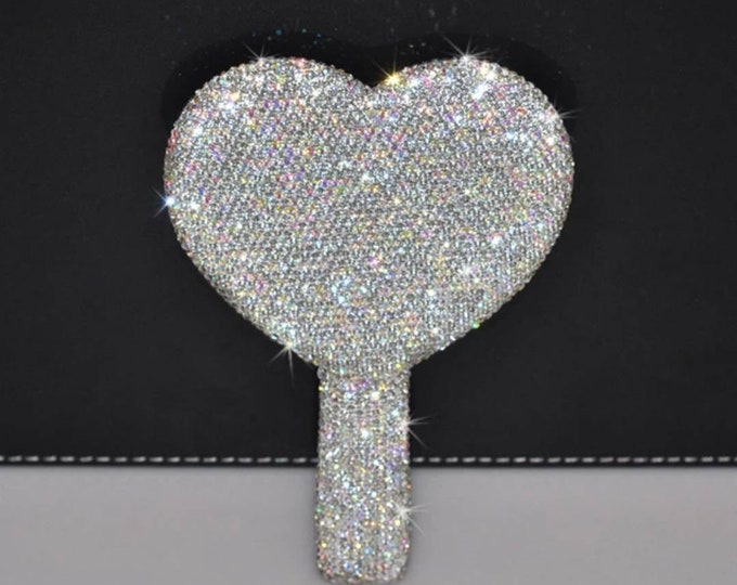 Bedazzled Hand-held Mirror - Etsy