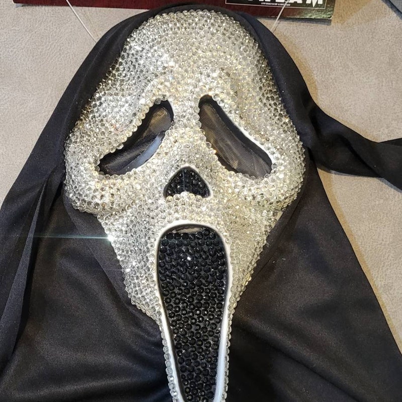 Bedazzled Scream Mask - Etsy