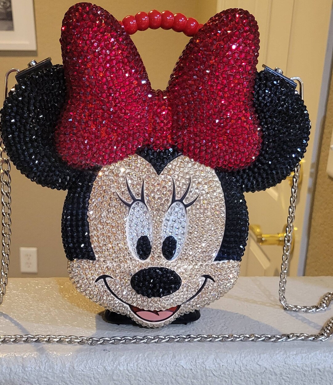 Bedazzled Minnie Mouse Crossbody Purse - Etsy