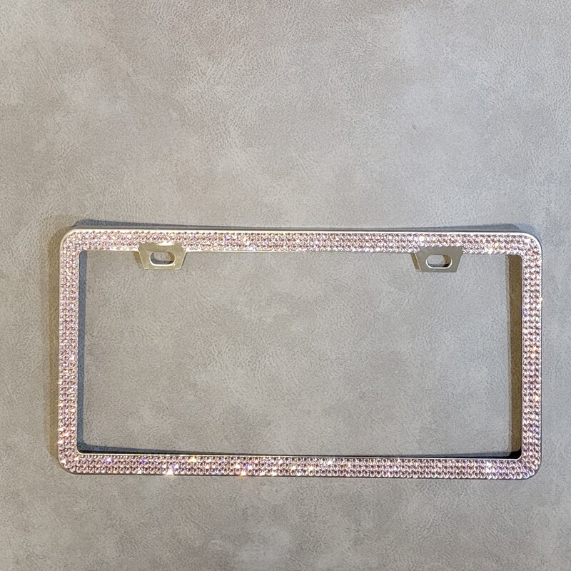 Crystal License Plate Frame - Etsy