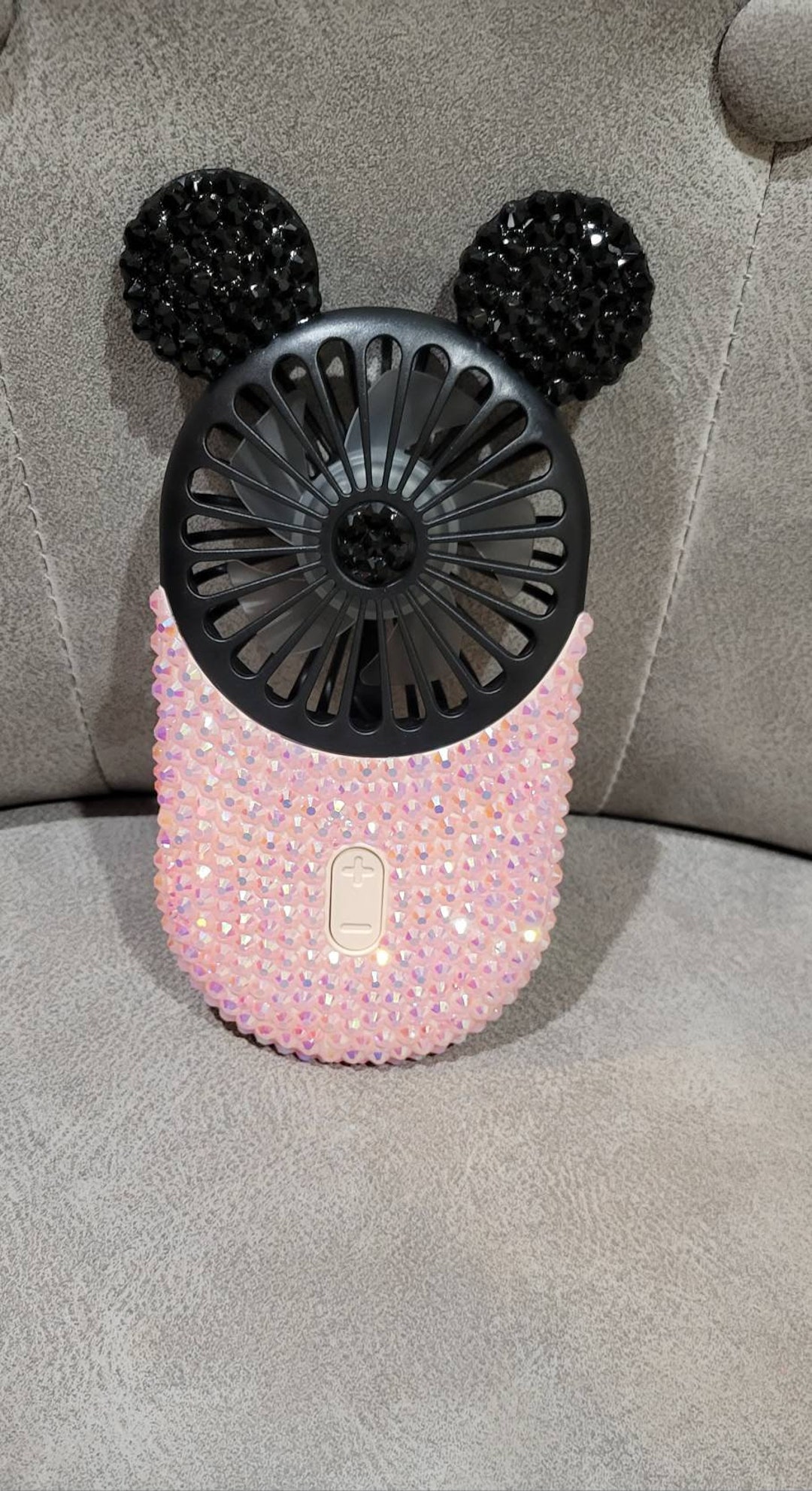 Bedazzled Mickey Mouse Mini Fan - Etsy