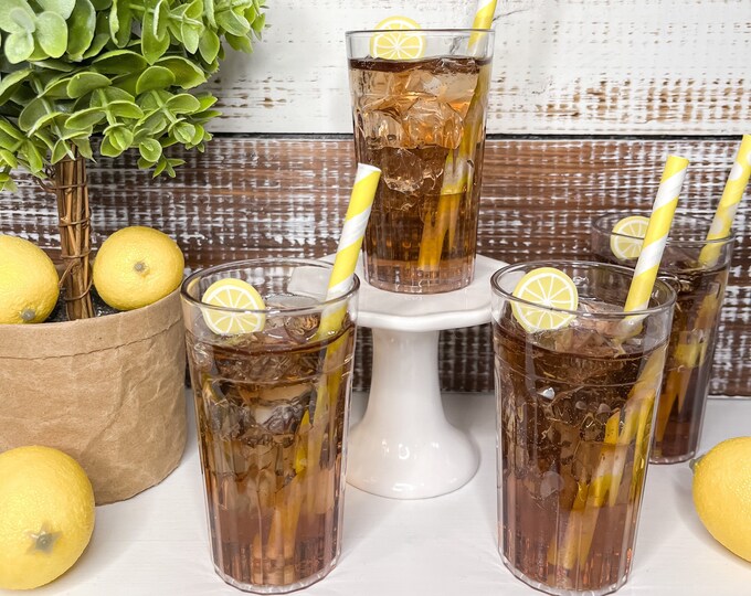 Mini Sweet Tea, Fake Tea, Fake Iced Tea, Sweet Tea for Tiered Tray ...