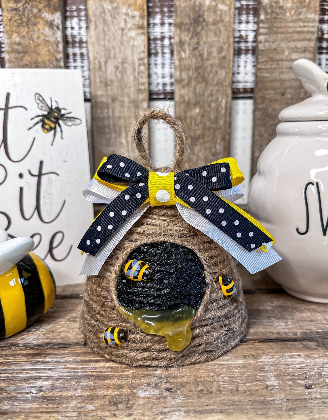 Fake Beehive Bee Decor for Tiered Tray Honey Bee Decor - Etsy