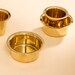 Brass Coffee Davara Pair (2.5 Inch), Brass Dabara Set | Tea, Coffee ...