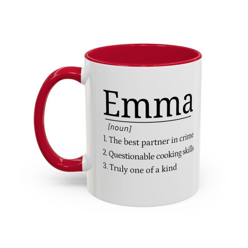 Personalized Name Definition Mug, Custom Name and Text Mug, Funny ...