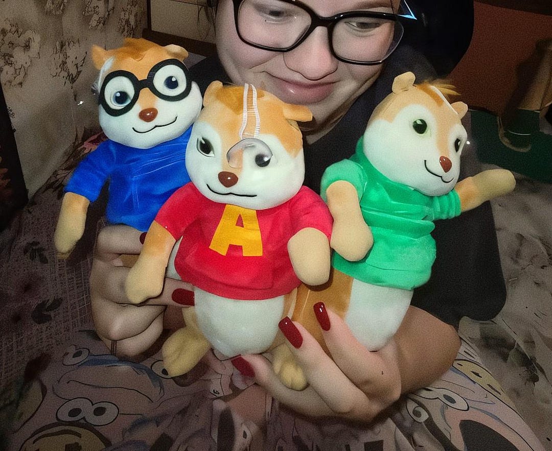 New Alvin and the Chipmunks Plush Squirrel Toys Halloween Plush Toys ...