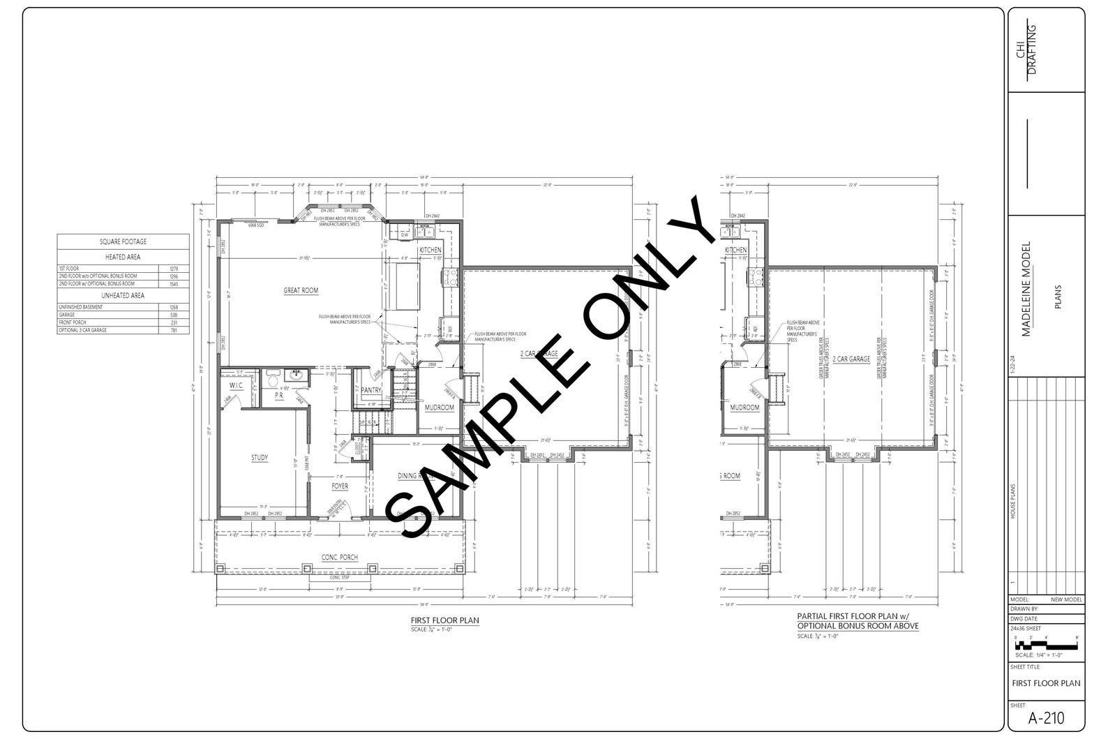 House Plans, Custom House Plans, Permit House Plans, Floor Plans ...