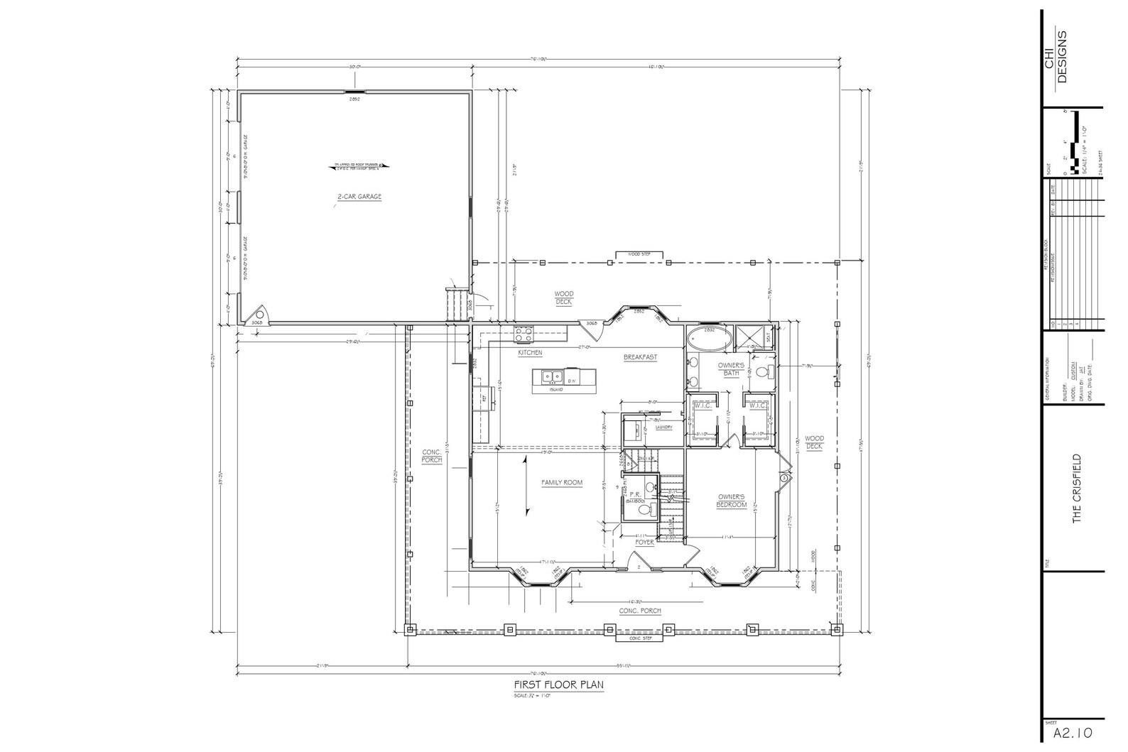Permit House Plans, House Plans, Custom House Plans, House Floor-plans ...