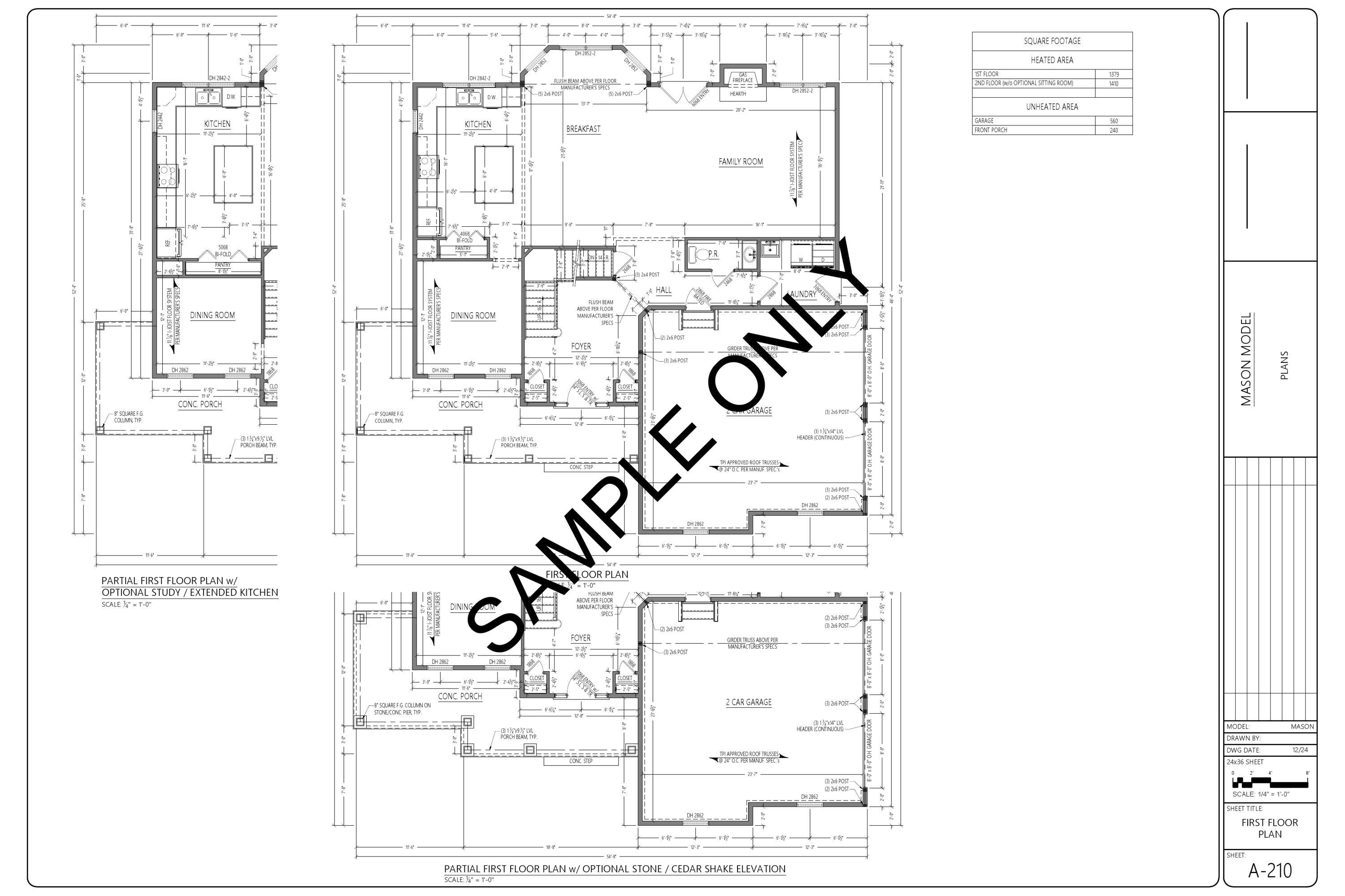 House Plans, Custom House Plans, Permit House Plans, House Floor Plans ...