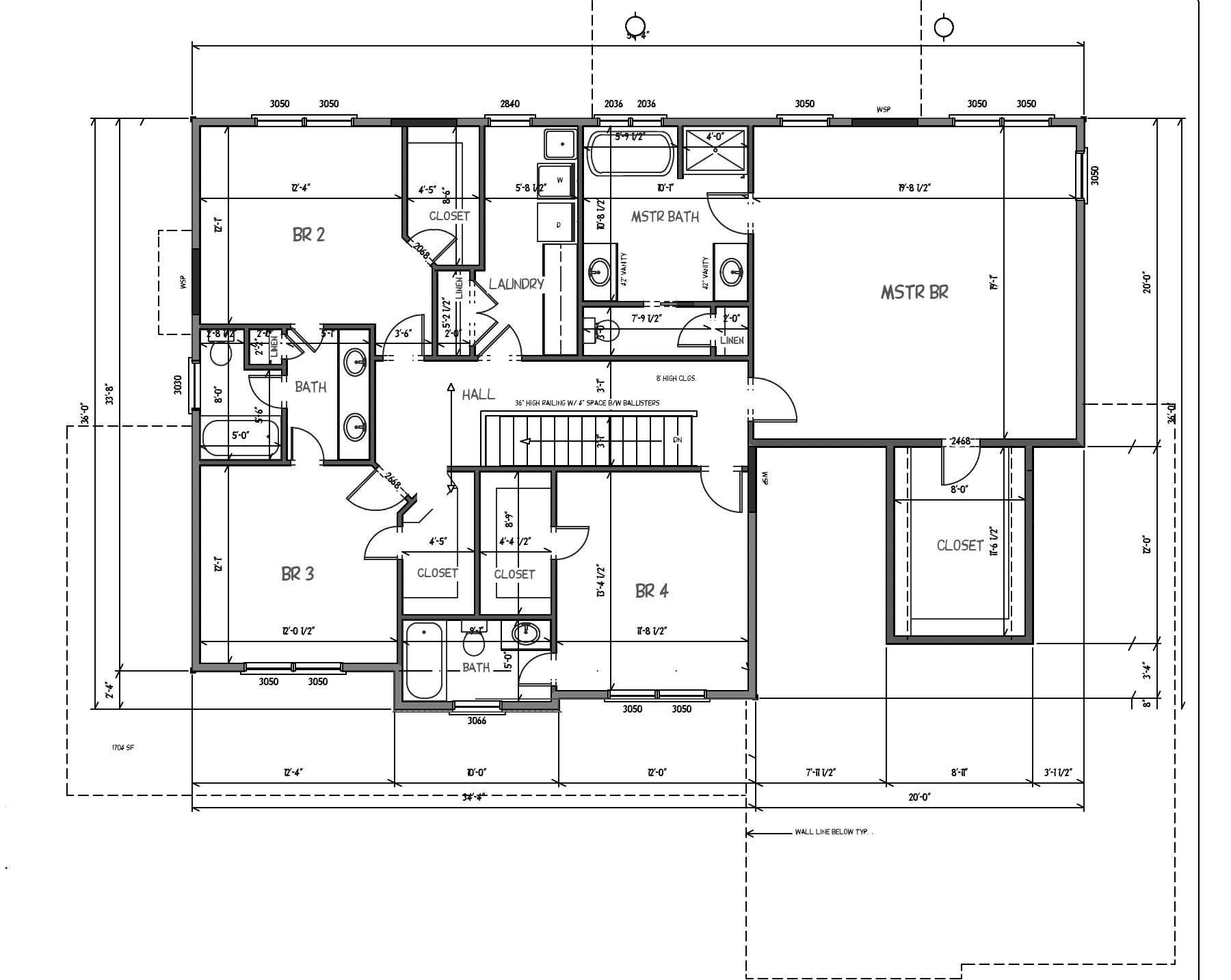 Permit House Plans, House Plans, Custom House Plans, House Floor-plans ...