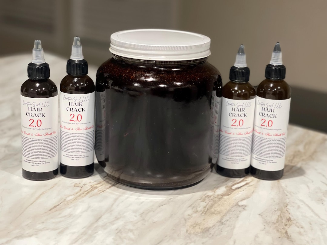 Hair Crack 2.0 Sea Moss Hair Growth Oil - Etsy