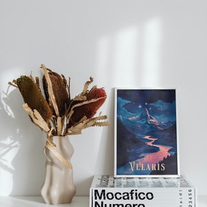 Velaris Travel Poster Vintage Digital Download ACOTAR, A Court of ...