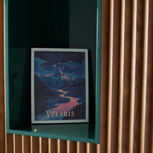 Velaris Travel Poster Vintage Digital Download ACOTAR, A Court of ...