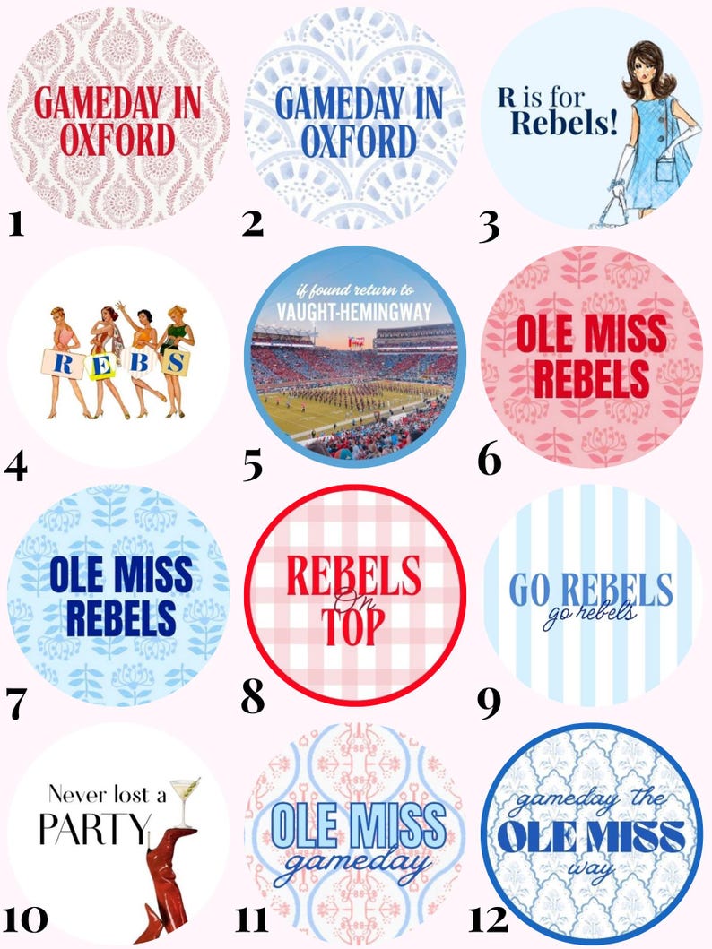 Gameday/sorority Buttons Drop #3 - Etsy