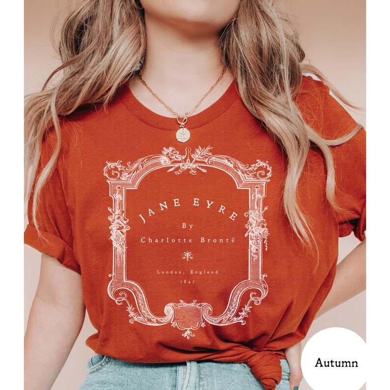 Jane Eyre by Charlotte Brontë Shirt, Gothic Book Lover Gift, Jane Eyre ...