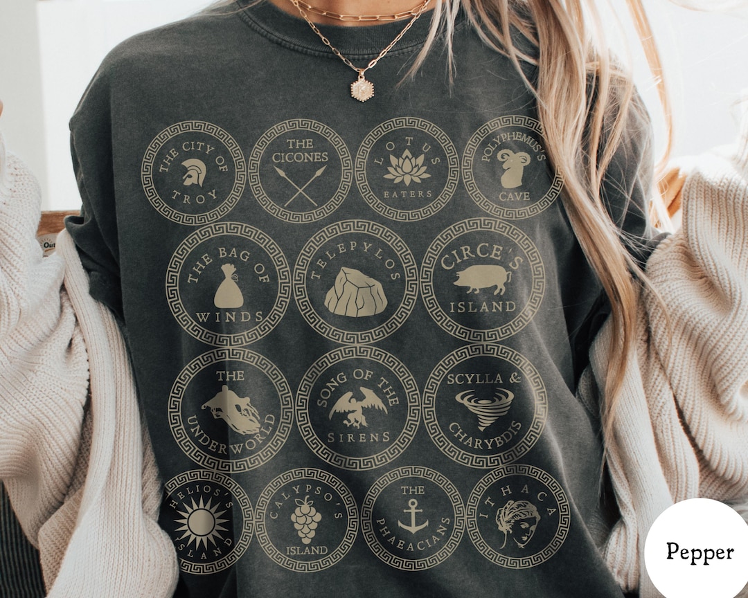Comfort Colors Odysseus's Journey T-shirt | Odyssey Adventure Shirt ...