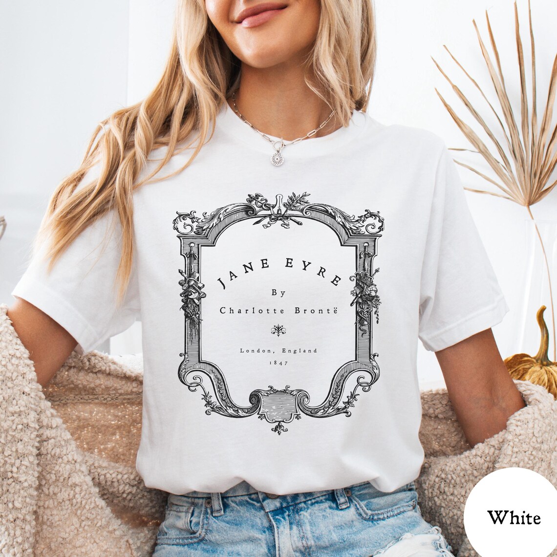 Jane Eyre by Charlotte Brontë Shirt, Gothic Book Lover Gift, Jane Eyre ...