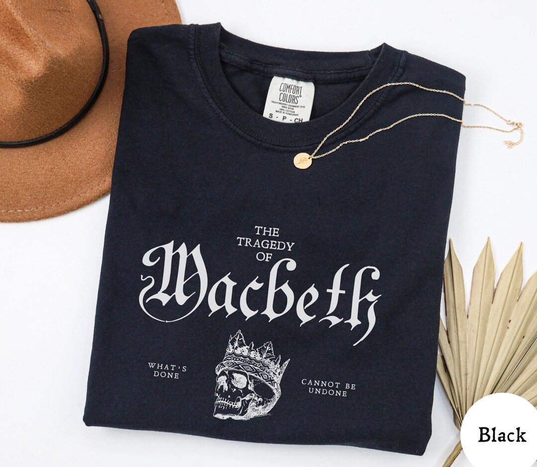 Macbeth Shirt William Shakespeare Tragedy Dark Academia Shirt, Witches ...