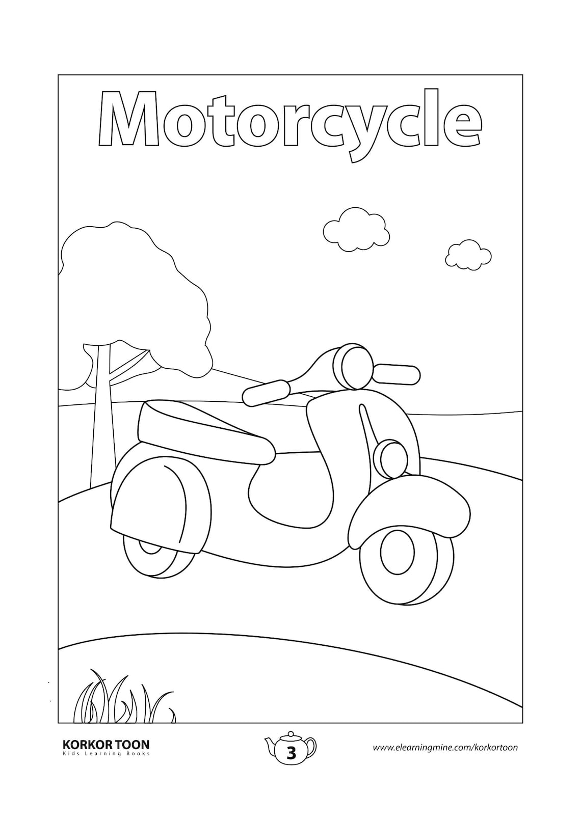 Printable Coloring Book for Kids Transportation - Etsy