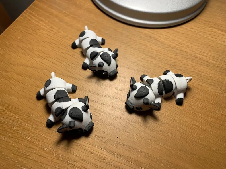 3D STL Park 3D Printing Articulated Cow, Wildlife Animal 3D STL Files ...