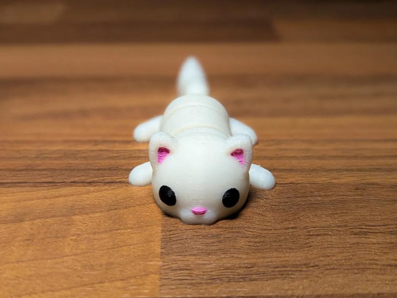 3D STL File Park Figure Articulated Cat, 3D Printing Statue Figure for ...