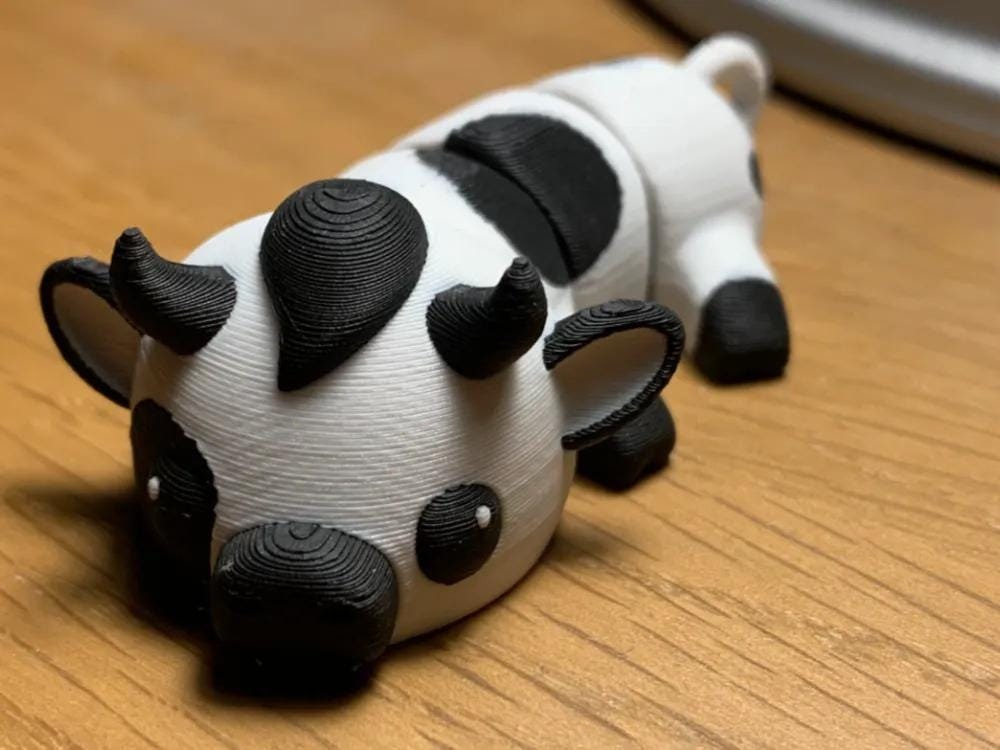 3D STL Park 3D Printing Articulated Cow, Wildlife Animal 3D STL Files ...