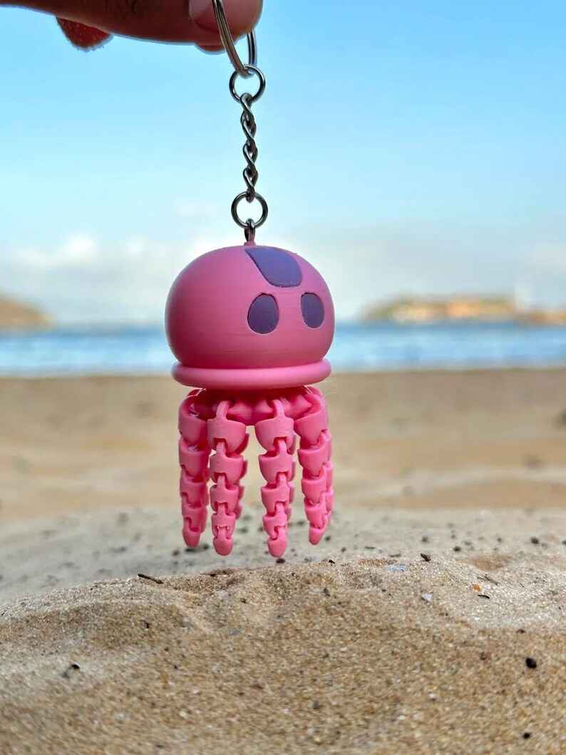 3D STL File Park Keychain Octopus, 3D Printing Statue Figure for ...