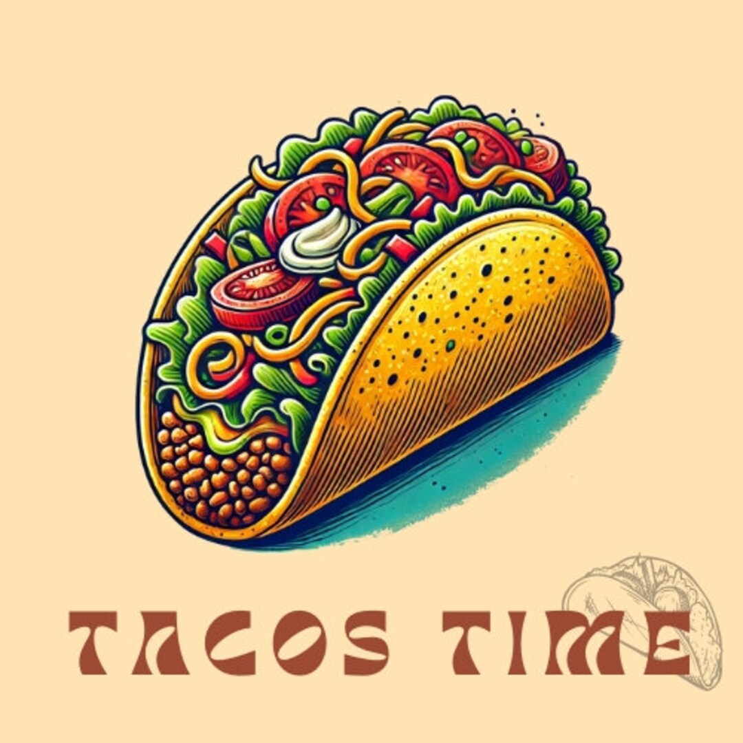 TACOS TIME Canva Template - Etsy