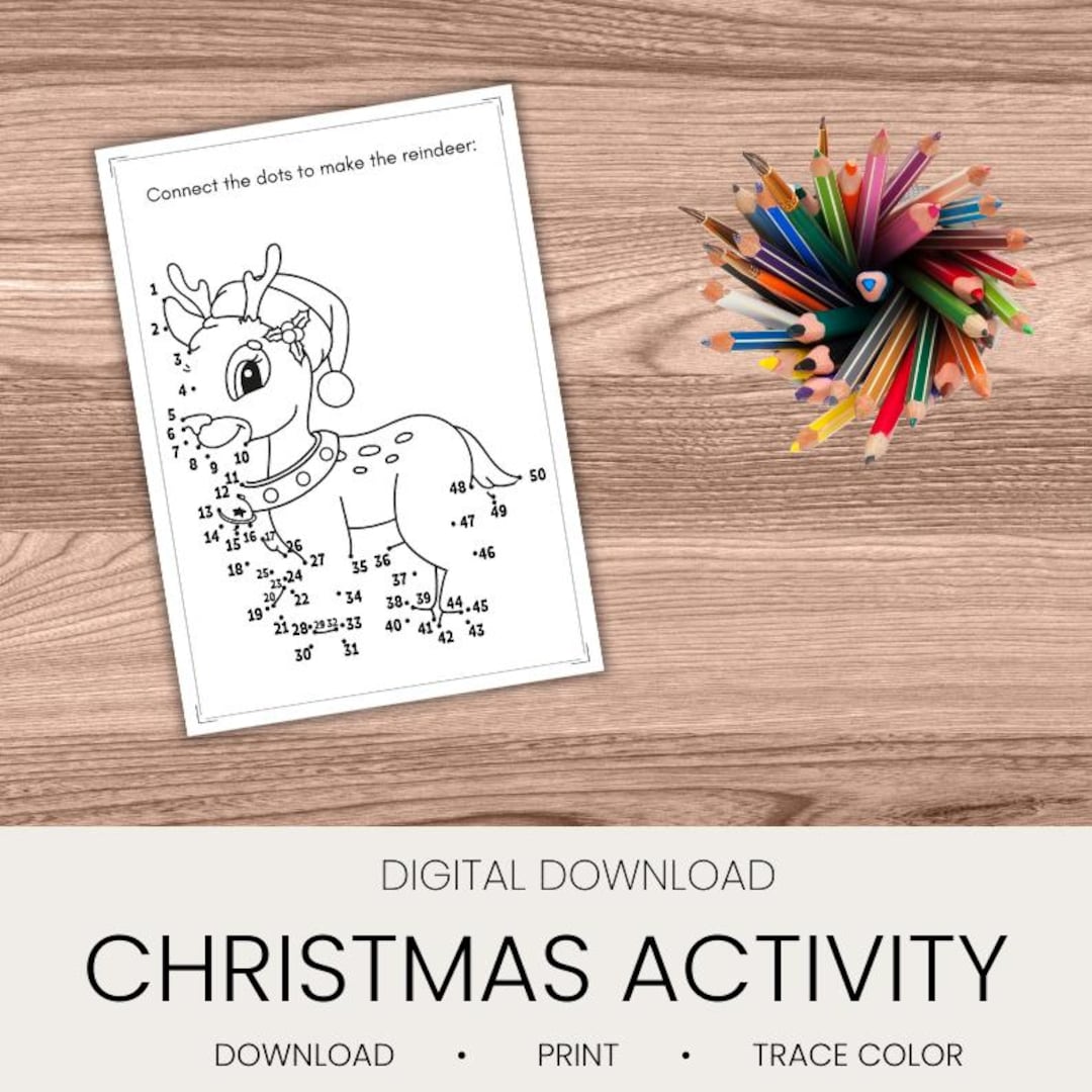 Christmas Pages / Coloring Pages for Kids / Instant Download / Kids ...