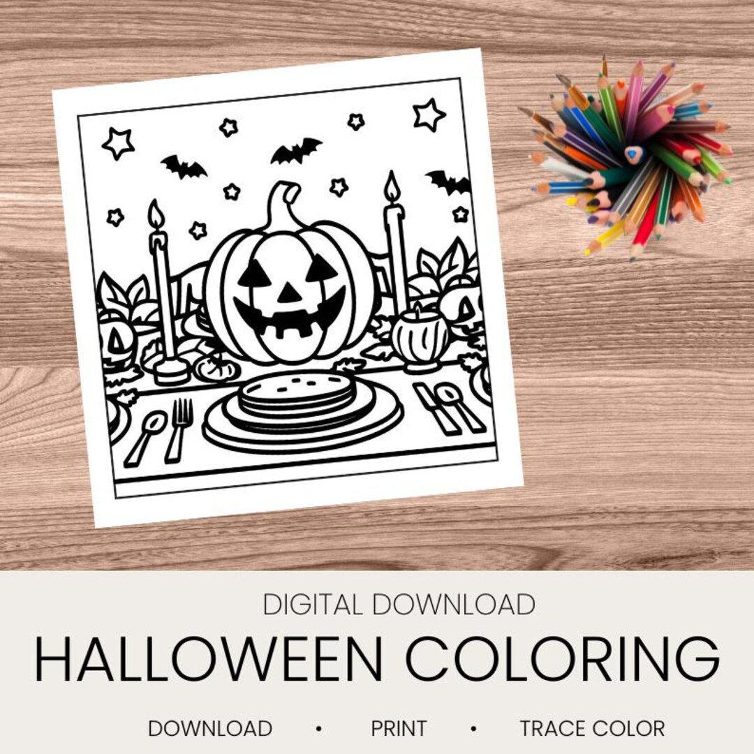 Halloween Kids Coloring Pages / Cute Coloring / Halloween Activity ...