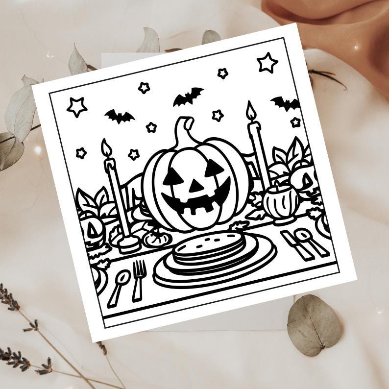 Halloween Kids Coloring Pages / Cute Coloring / Halloween Activity ...