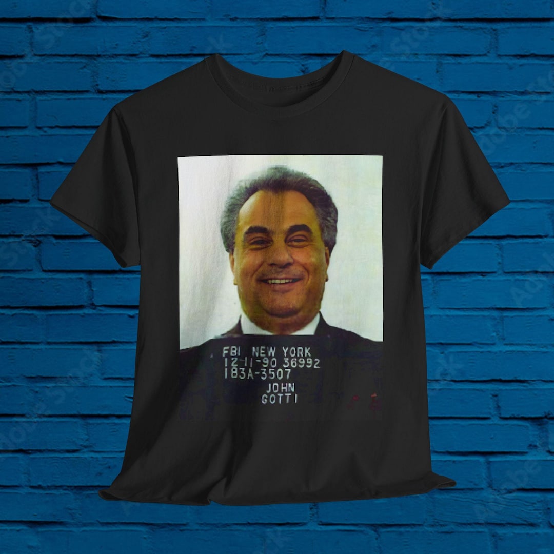 John Gotti, Mugshot || Mafia, Mob, Gangster, Goodfella, Capone, Gambino ...