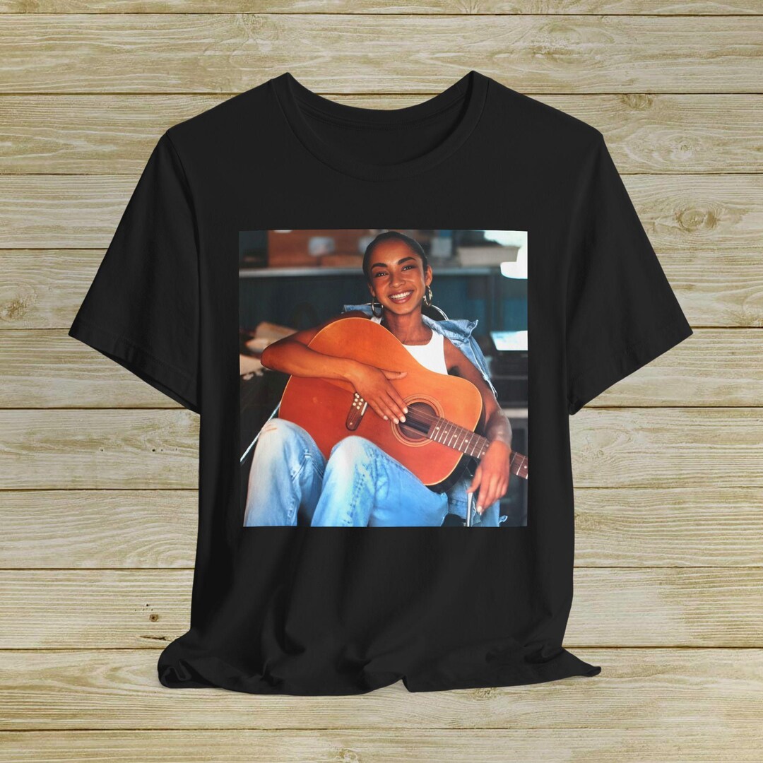 Sade Shirt, Adu, Rare! Guitar. Love Deluxe, Diamond Life, 80s, Janet ...