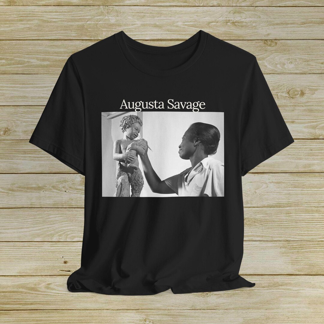 AUGUSTA SAVAGE, 1938: Harlem Renaissance Artist Sculpting in Studio ...