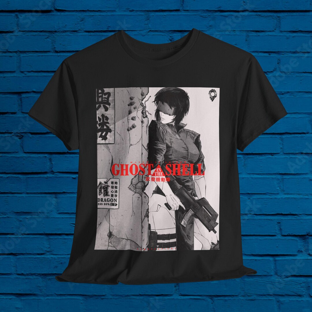 NEW, Rare! Ghost, Major Motoko! Poster, Shell Shirt, Cyber, Anime ...