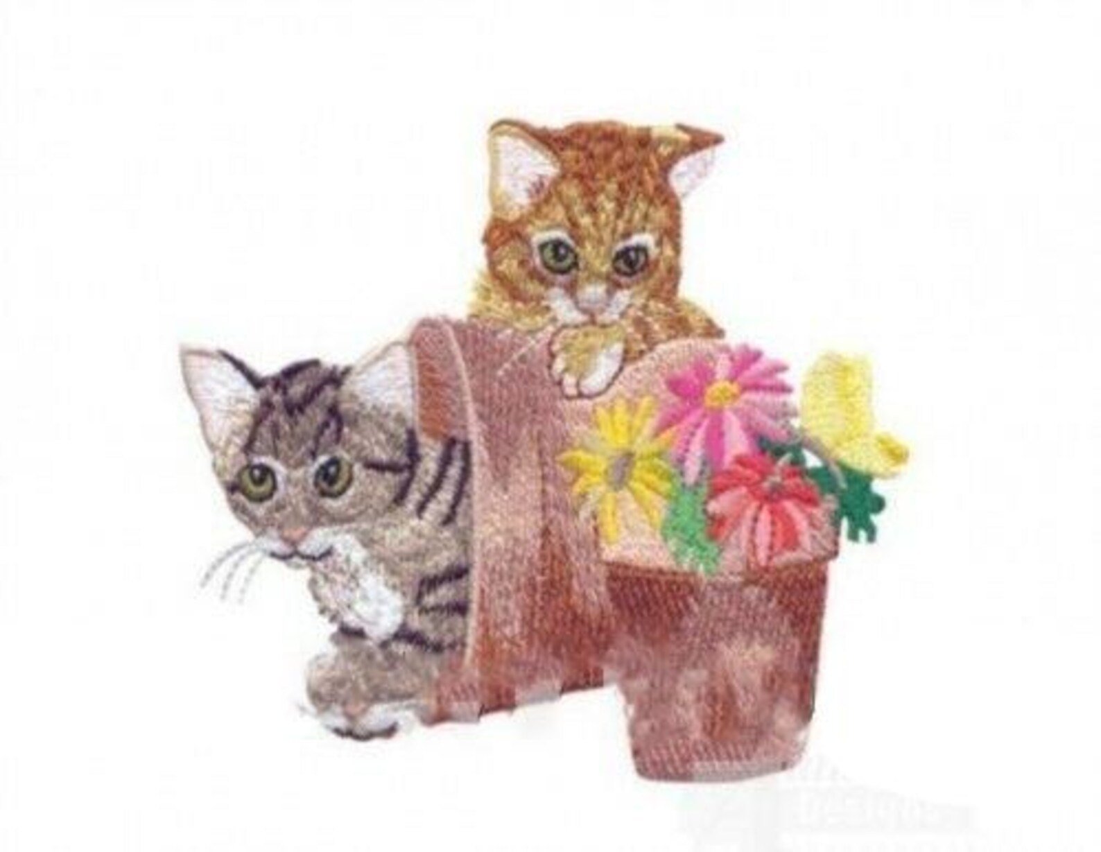 Kitten Capers Cat Embroidery Designs - Instant Download for 4x4 and 5x7 ...