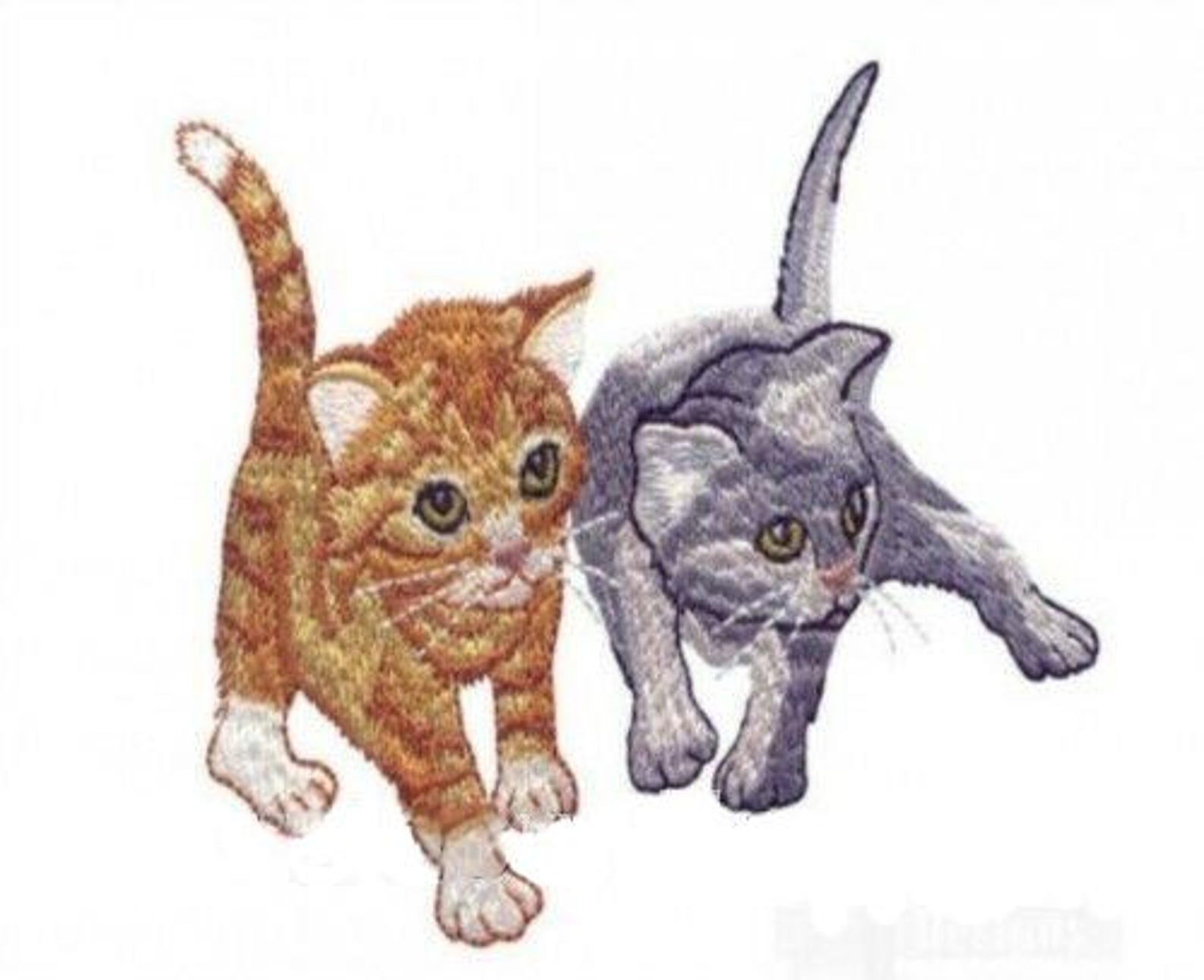 Kitten Capers Cat Embroidery Designs - Instant Download for 4x4 and 5x7 ...