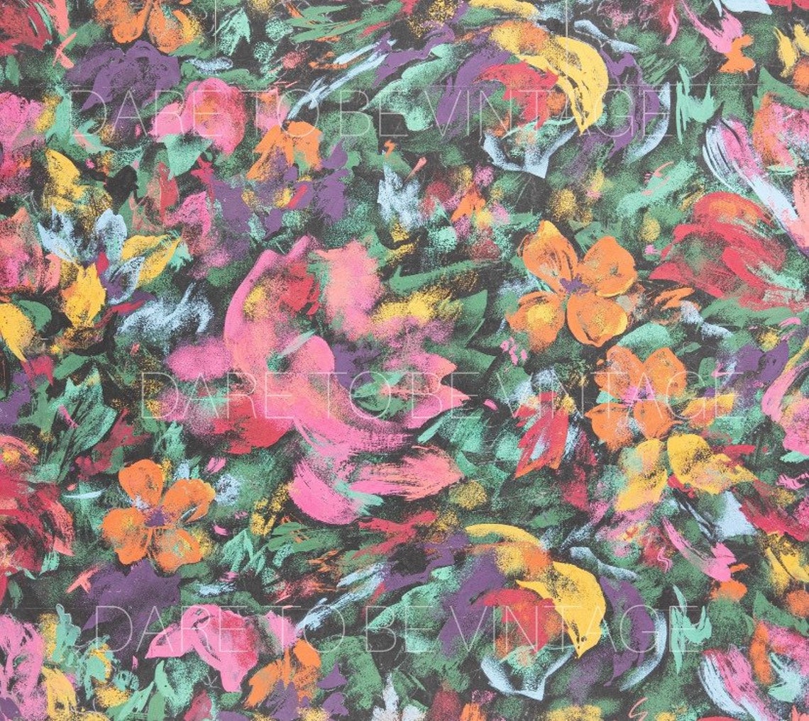 Abstract Floral Decoupage Paper, Art Journals, Mixed Media, Floral ...