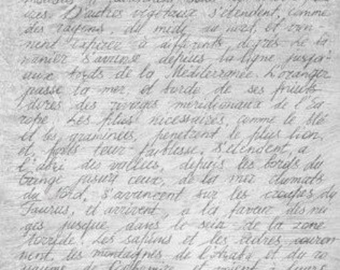 Rustic Vintage Script Decoupage Tissue Paper Art Journals - Etsy