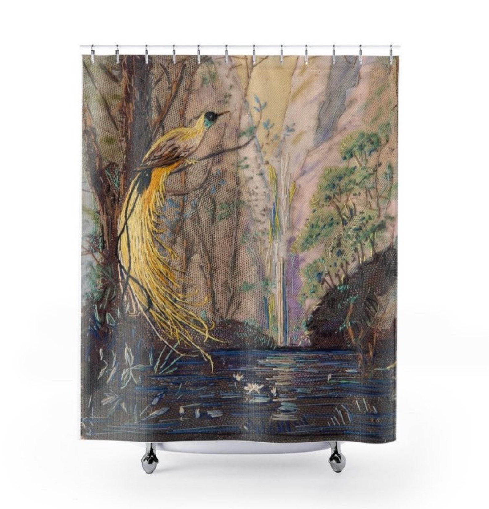 Birds Nature Woven Blanket Tapestry Birds Nature Woven - Etsy