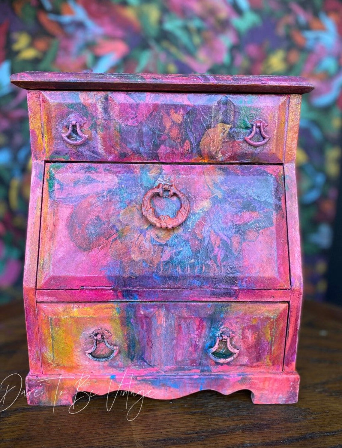 Abstract Floral Decoupage Paper, Art Journals, Mixed Media, Floral ...