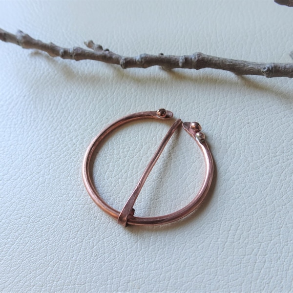 Copper Shawl Pin - Etsy